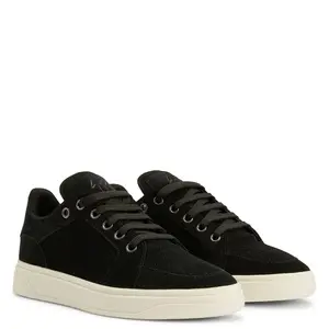 GIUSEPPE ZANOTTI Low-top Lace-up Sneakers - Black