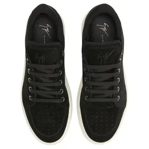 GIUSEPPE ZANOTTI Low-top Lace-up Sneakers - Black