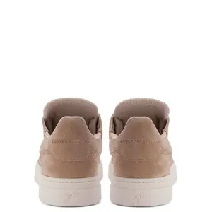 GIUSEPPE ZANOTTI Low-top Suede Sneakers - Beige