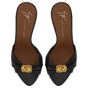 GIUSEPPE ZANOTTI Cherie 90 Leather Mules