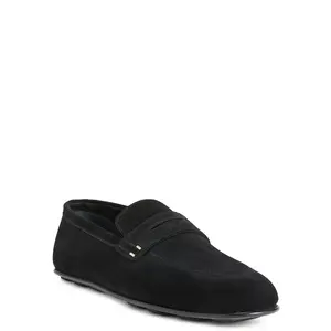 GIUSEPPE ZANOTTI Cristophe Suede Moccasins - Black