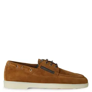 GIUSEPPE ZANOTTI Suede Boat Shoes - Brown