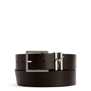 GIUSEPPE ZANOTTI Teodore Leather Belt - Brown