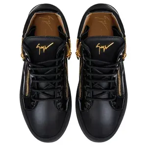 GIUSEPPE ZANOTTI Kriss Mid-top Sneakers - Black