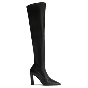 GIUSEPPE ZANOTTI Janiee Stretch 90 Over-the-knee Boots - Black