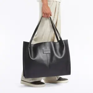 GIUSEPPE ZANOTTI Large Leather Tote Bag