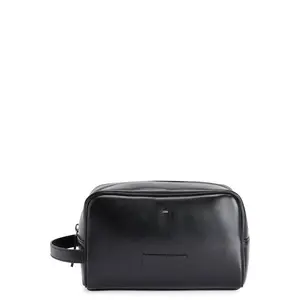 GIUSEPPE ZANOTTI Leather Travel Case - Black
