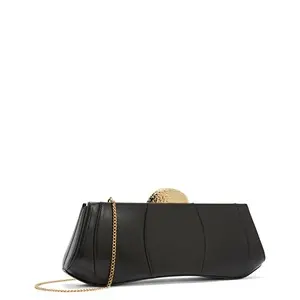 GIUSEPPE ZANOTTI Eve Leather Clutch - Black