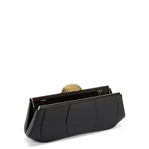 GIUSEPPE ZANOTTI Eve Leather Clutch - Black