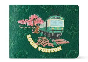 LOUIS VUITTON X Nigo Slender Wallet - Green