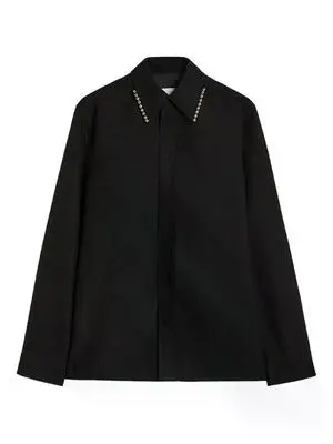 JIL SANDER Beaded-collar Shirt