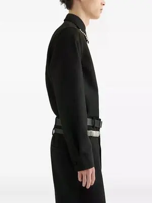 JIL SANDER Beaded-collar Shirt