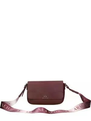 Armani Exchange Textured Flap Shoulder Bag