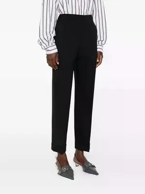 Alberta Ferretti Cuffed Side-pocket Trousers