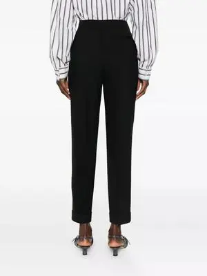Alberta Ferretti Cuffed Side-pocket Trousers