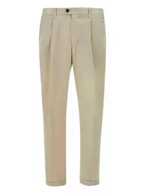 DEVORE INCIPIT Pleated Front Trousers - Neutrals