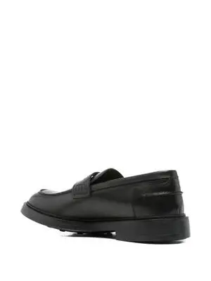 DOUCAL'S Penny-slot Leather Loafers