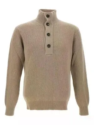Filippo De Laurentiis Button Detailed Sweaters For Men