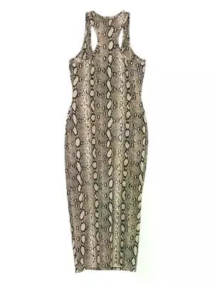 Michael Kors Snake Print Racerback Dress