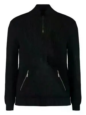 MOORER Zip-neck Sweater