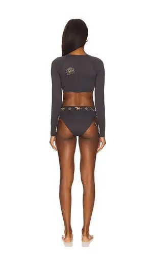 UNDERSTATED LEATHER Rashguard Bikini Set