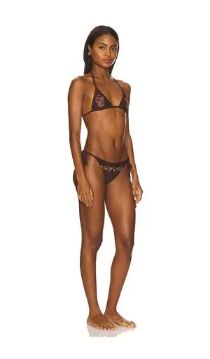 UNDERSTATED LEATHER String Bikini Set