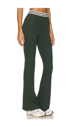 Splits59 Raquel Active Rib Flare Legging In Dark Green