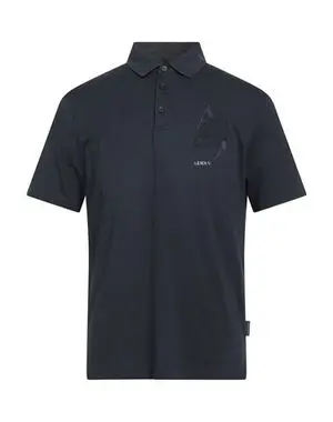 Armani Exchange Polo Shirt Size Cotton, Elastane - Navy