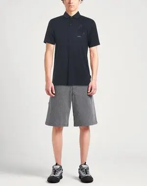 Armani Exchange Polo Shirt Size Cotton, Elastane - Navy
