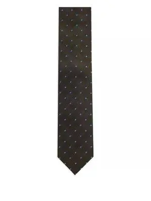Corneliani Patterned Neck Tie - Brown
