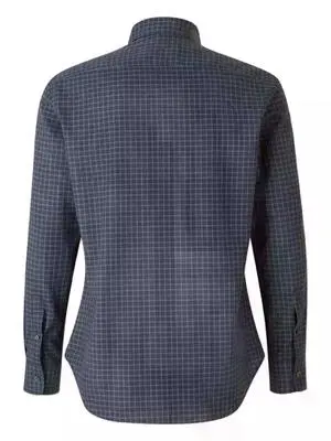 Canali Grid-pattern Shirt