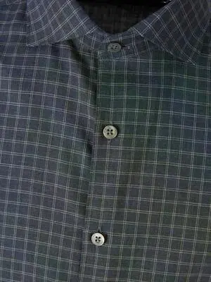 Canali Grid-pattern Shirt