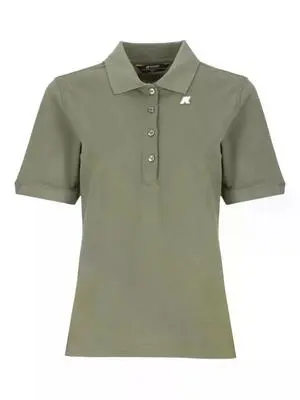 K-WAY Three-button Short-sleeve Polo Top