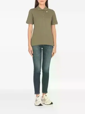 K-WAY Three-button Short-sleeve Polo Top