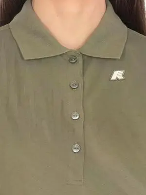 K-WAY Three-button Short-sleeve Polo Top