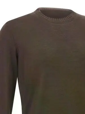 FILIPPO DE LAURENTIIS Crew Neck Wool Sweater - Brown