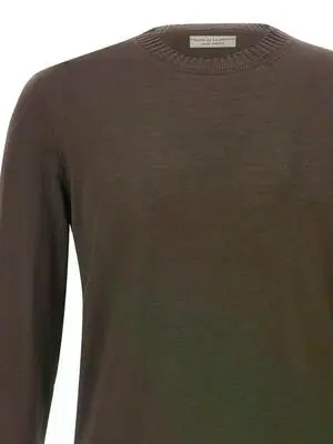 FILIPPO DE LAURENTIIS Crew Neck Wool Sweater - Brown
