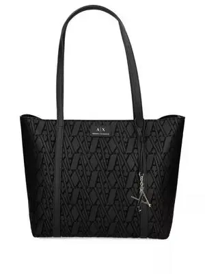 Armani Exchange Monogram Tote Bag