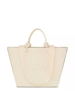 TOUS Knotted-handle Embossed Tote Bag