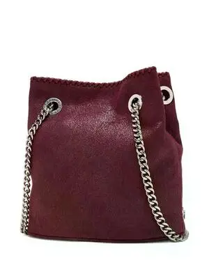 Stella McCartney Chain-trimmed Bucket Bag