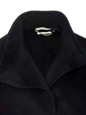 Max Mara Button-fastening High-neck Cape