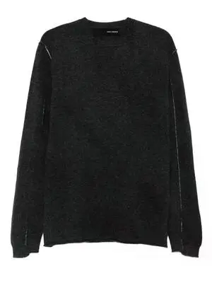 Isabel Benenato Raw-edge Wool Sweater