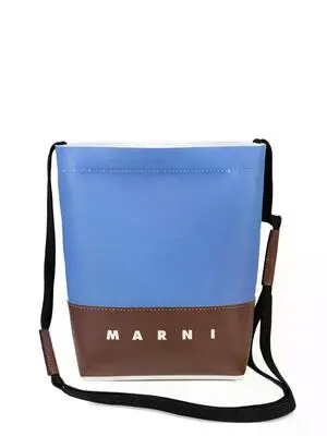 Marni Two-tone Shoulder Bag - Blue