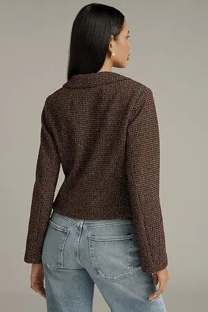 Maeve Scallop Tweed Lady Jacket - Chicory Coffee