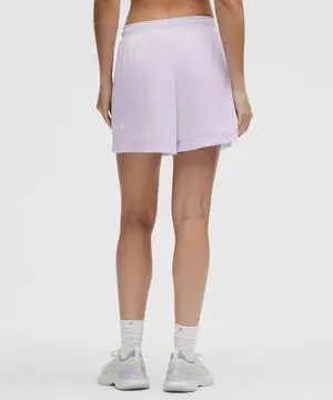 Lululemon Double-layered Mesh Mid-rise 5" Shorts - Lavender Frost/elixir