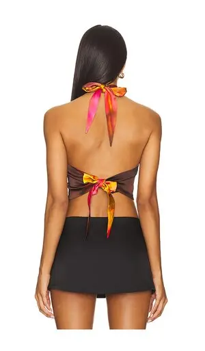 Retrofete Jamie Top - Brown