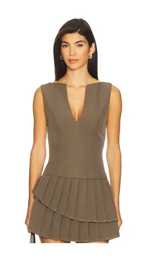 Superdown Marlowe Top - Grey