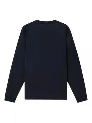 Stone Island Logo-patch Long-sleeve Sweatshirt