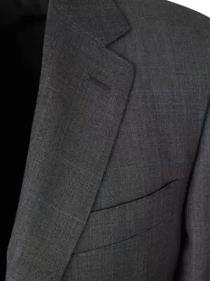 Canali Checked Wool Suit - Grey