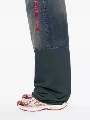 Balenciaga Embroidered-patchwork Trousers